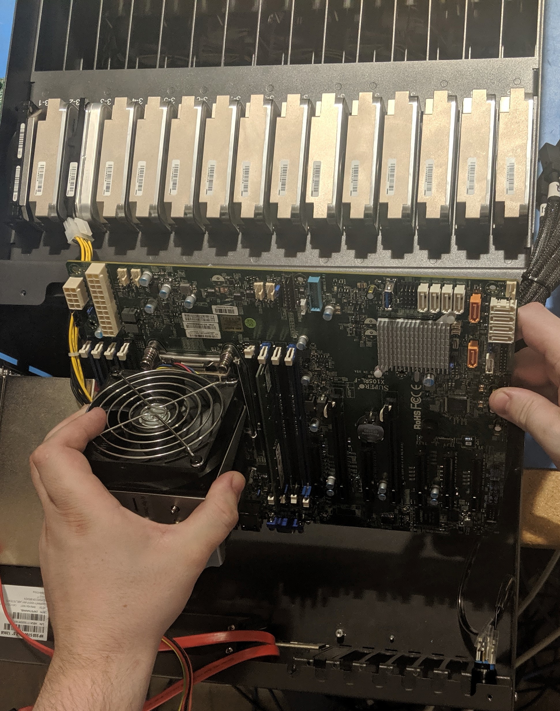 KB450172 - Replacing a Storinator Motherboard - 45Drives Knowledge Base