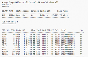 KB450183 - Replacing Drives in an Array using StorCLI on Ubuntu ...